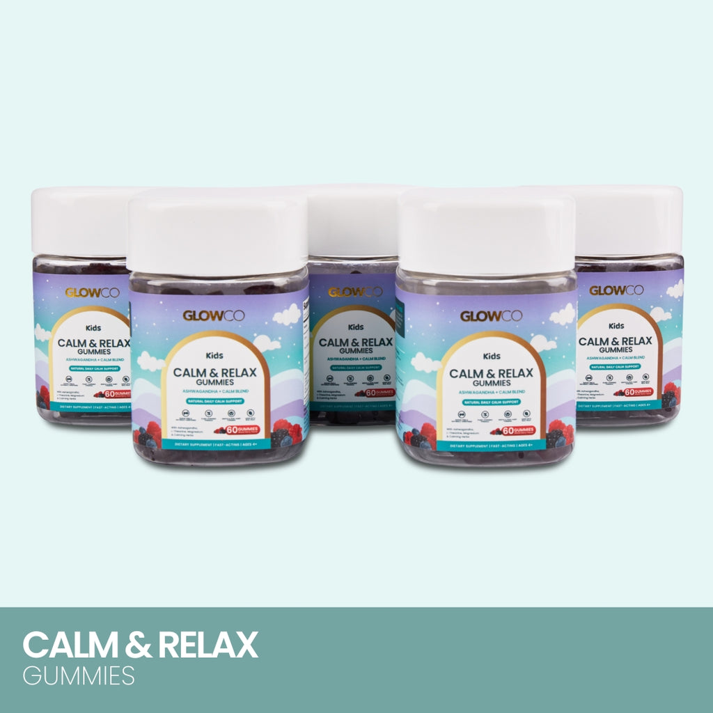 5 Bottles of Kids Calm & Relax Gummies – Glowco | Home of CalmCarry