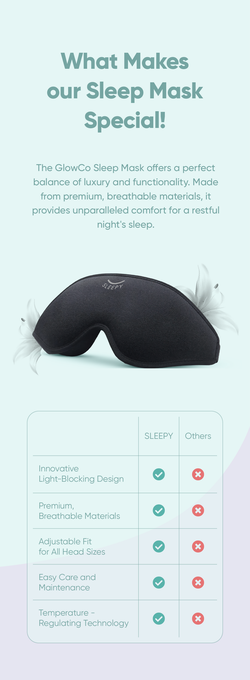 Sleepy® The Ultimate 3D Sleep Mask Exists! – The Glow Company